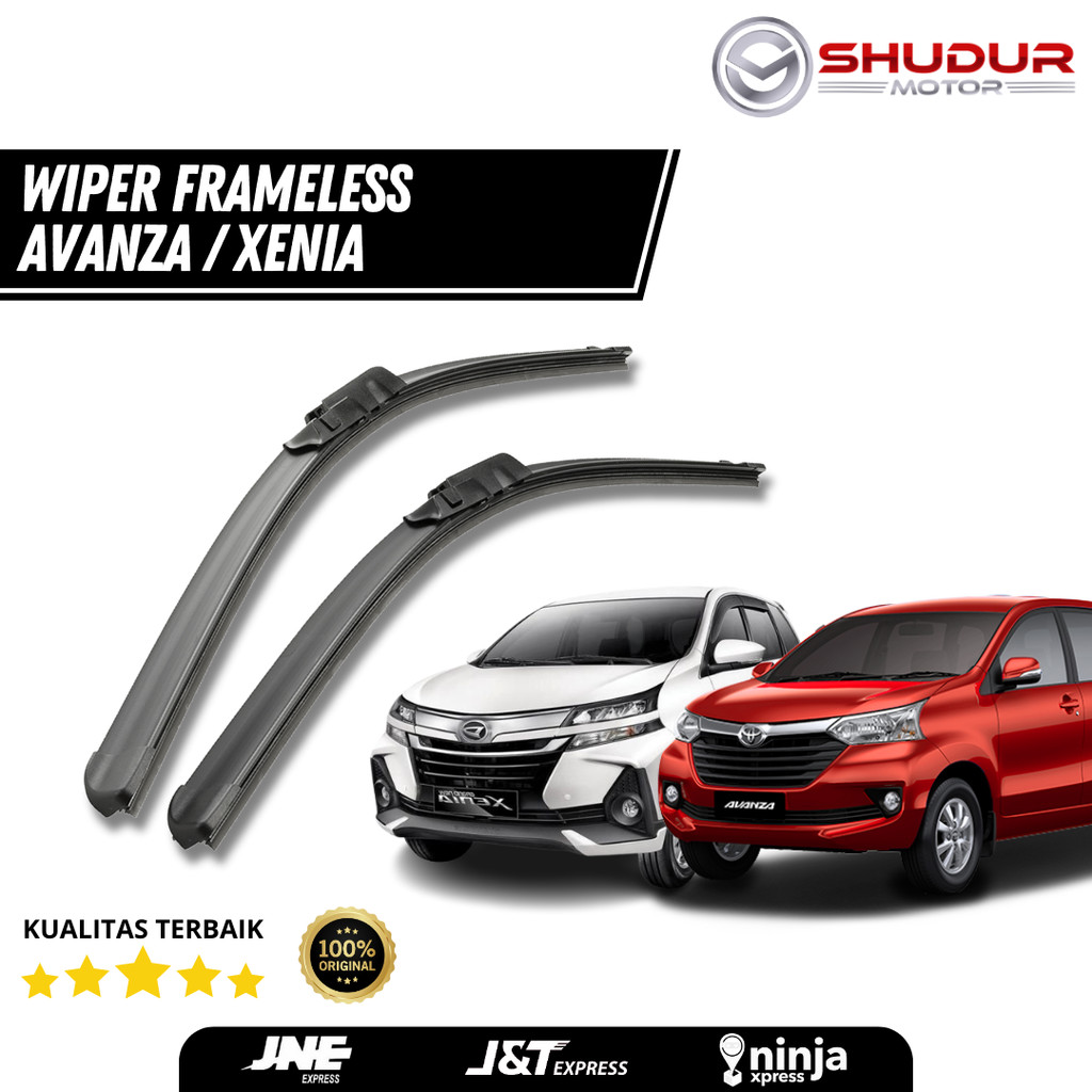 Jual Wiper Frameless Avanza Xenia 1 Set 2 Pcs - Karet Wiper Mobil Toyota Avanza Veloz Daihatsu ...