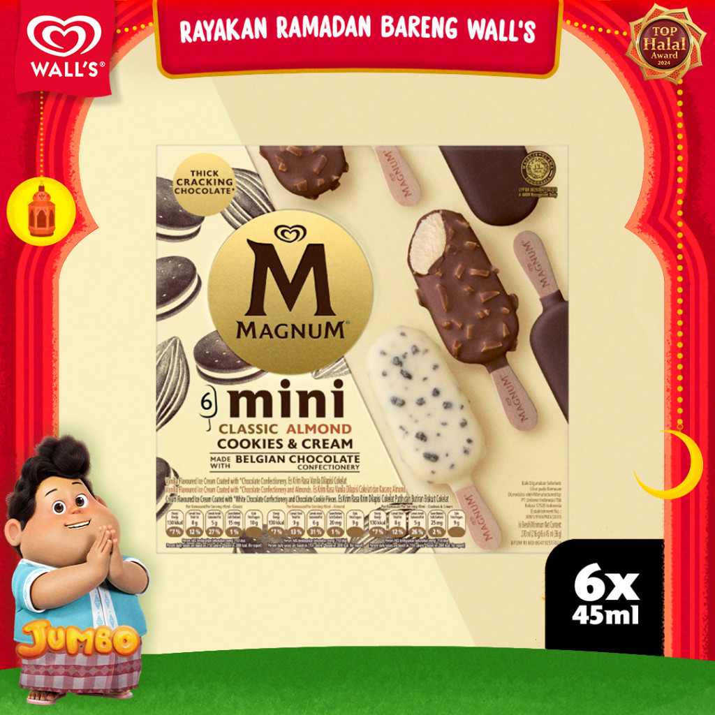Jual Magnum Mini Mix Classic, Almond & Cookies and Cream - Es Krim/Ice ...