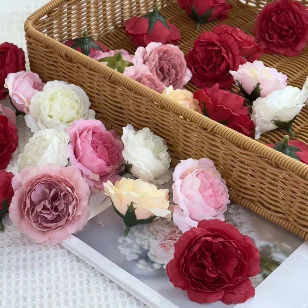 Jual Kuntum Bunga Peony Artificial 8cm /pcs | Shopee Indonesia