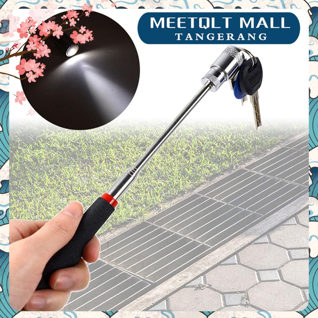 Jual Telescopic Magnet Pick Up Tool LED Magnetic Pick Up Stick ...