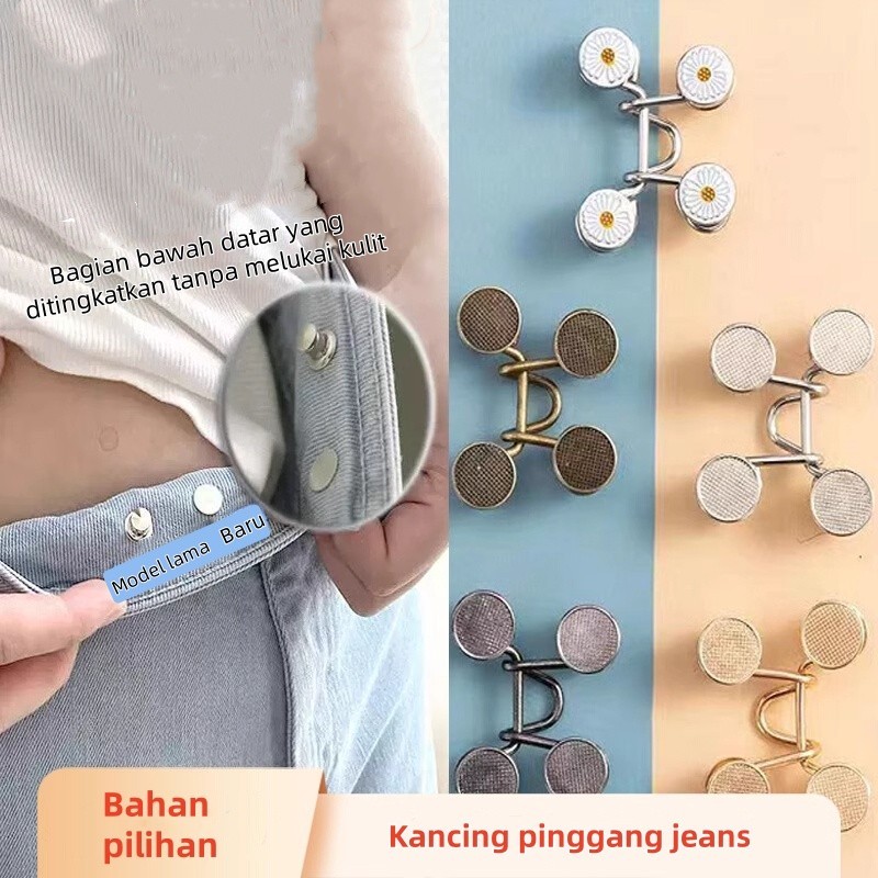 Jual Kancing pinggang, penyesuaian pinggang jeans, kancing yang dapat ...