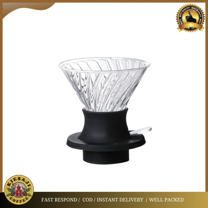 Jual V60 Immersion Dripper Switch Valve Reusable Glass Clever Drip pour over Coffee Dripper ...
