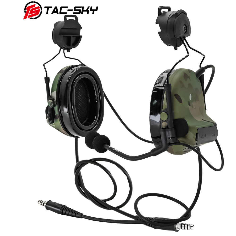 Jual TAC-SKY Dual Communication COMTA II Tactical Headset Helmet ARC ...