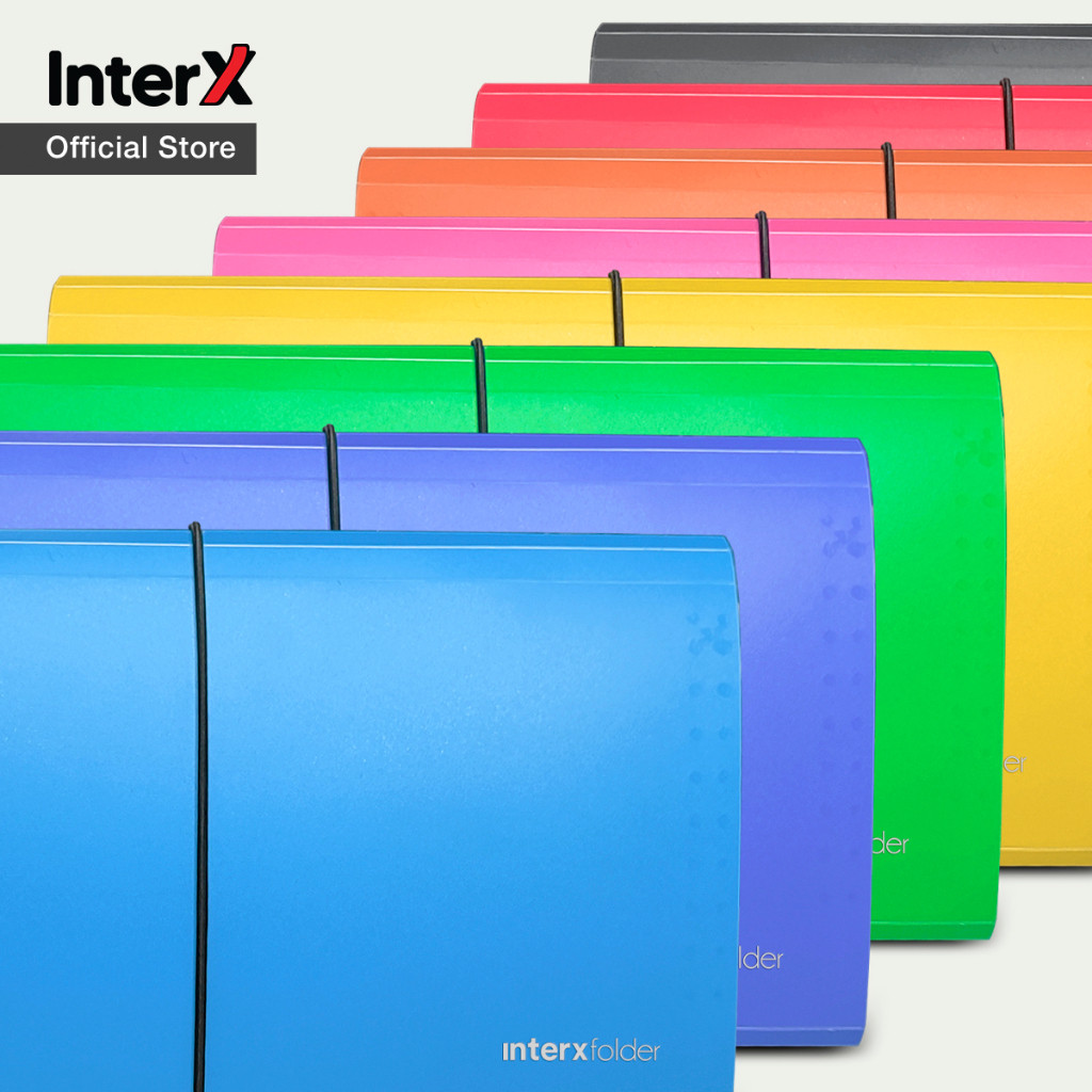 Jual (PCS) INTERX Expanding File Cheque Size 13 Pockets Macarons / MAP GIRO / MAP SEKAT / MAP ...