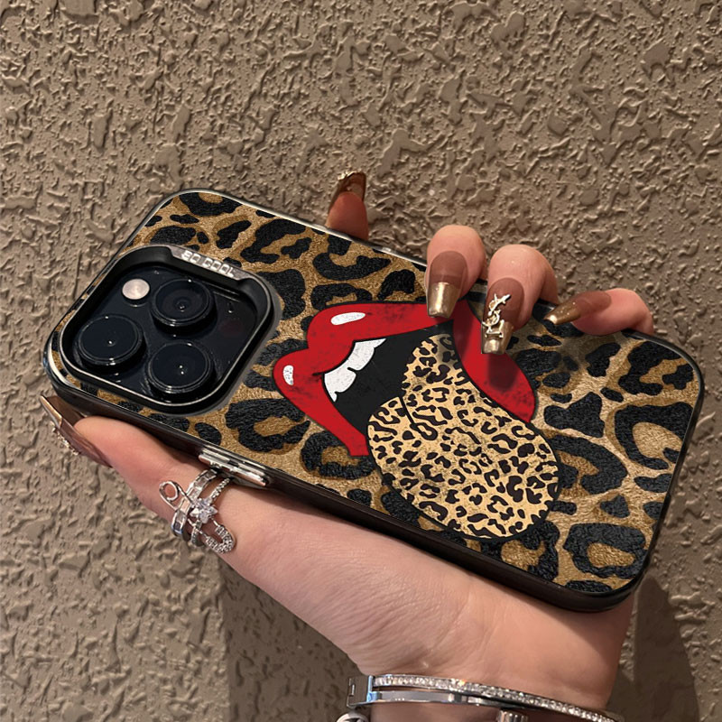 Jual L416 Motif macan tutul untuk case iPhone 14 11 13 16 15 pro case hp XR 14 15 plus IP xs 12 ...