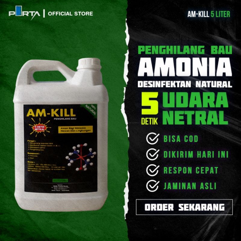 Jual AMKILL 5 liter - PENGHILANG BAU AMONIA AYAM BROILER AYAM PETELUR LAYER AYAM PEJANTAN AYAM ...