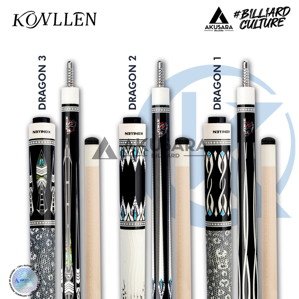 Jual Konllen Dragon Series 12.5mm Cue Stick Billiard | Shopee Indonesia