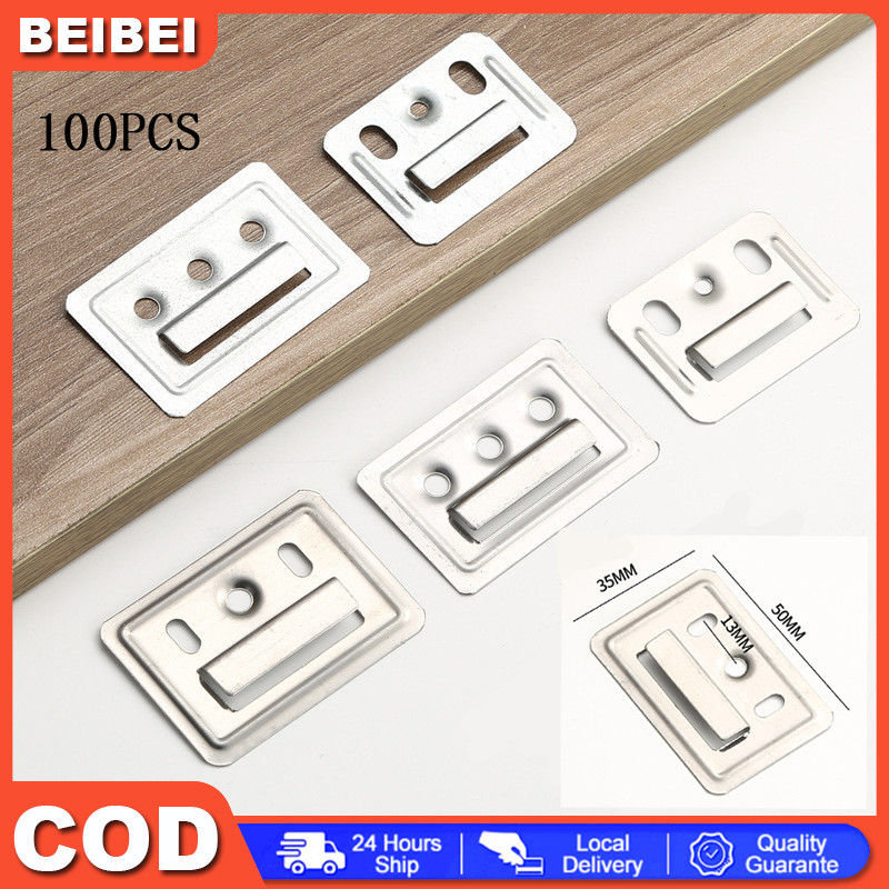 Jual (100PCS/PAKET) Klip Panel Dinding Besi WPC / Klip Panel Kayu WPC ...