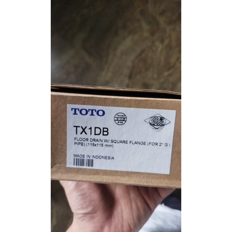 Jual TOTO TX1DB FLOOR DRAIN WITH SQUARE FLANGE dan American Standard floor drain | Shopee Indonesia