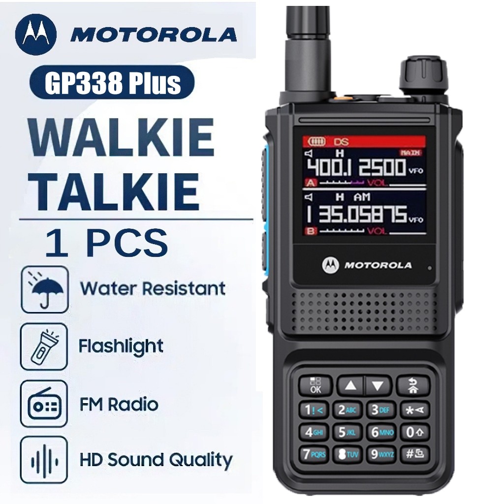 Jual Original Motorola Walkie Talkie GP338Plus Handy Talky outdoor ...