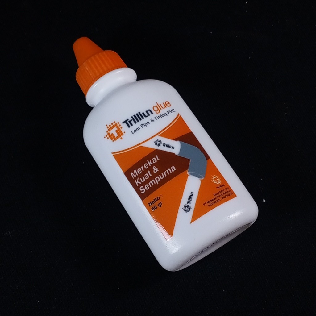 Jual Trilliun Glue Lem Fitting Perekat Sambungan Pipa uPVC 60 Gram ...