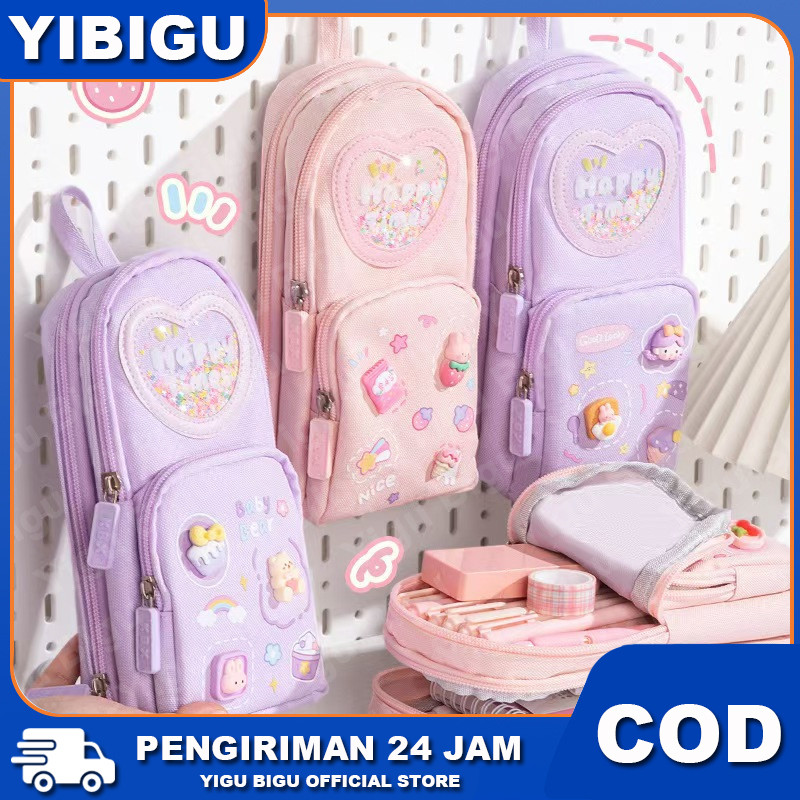 Jual COD Kotak Pensil Kapasitas Besar/tempat Pensil Anak Perempuan ...