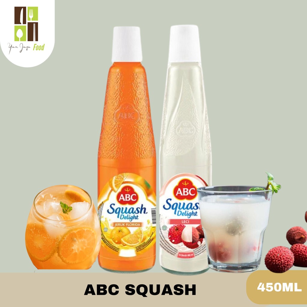 Jual ABC Squash Delight Orange Sirup / Lychee Sirup [450 mL] | Shopee ...