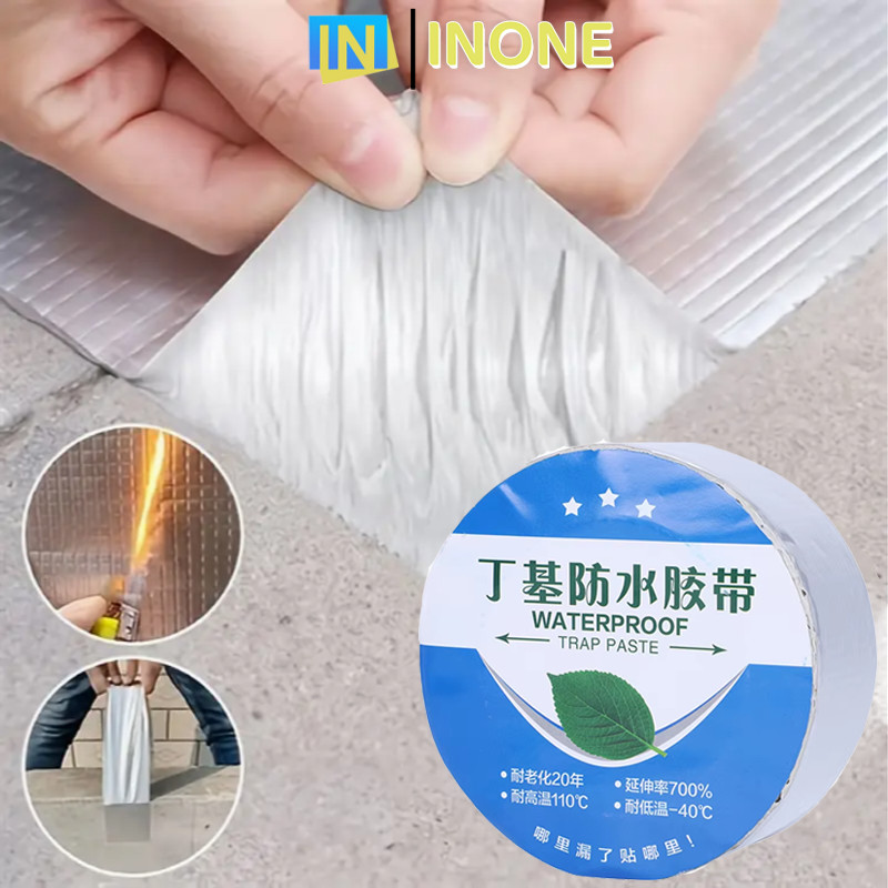 Jual INONE - Lakban Anti Bocor 5CM*5M Lem Anti Air Alumunium Foil Butyl Super Waterproof Tape ...