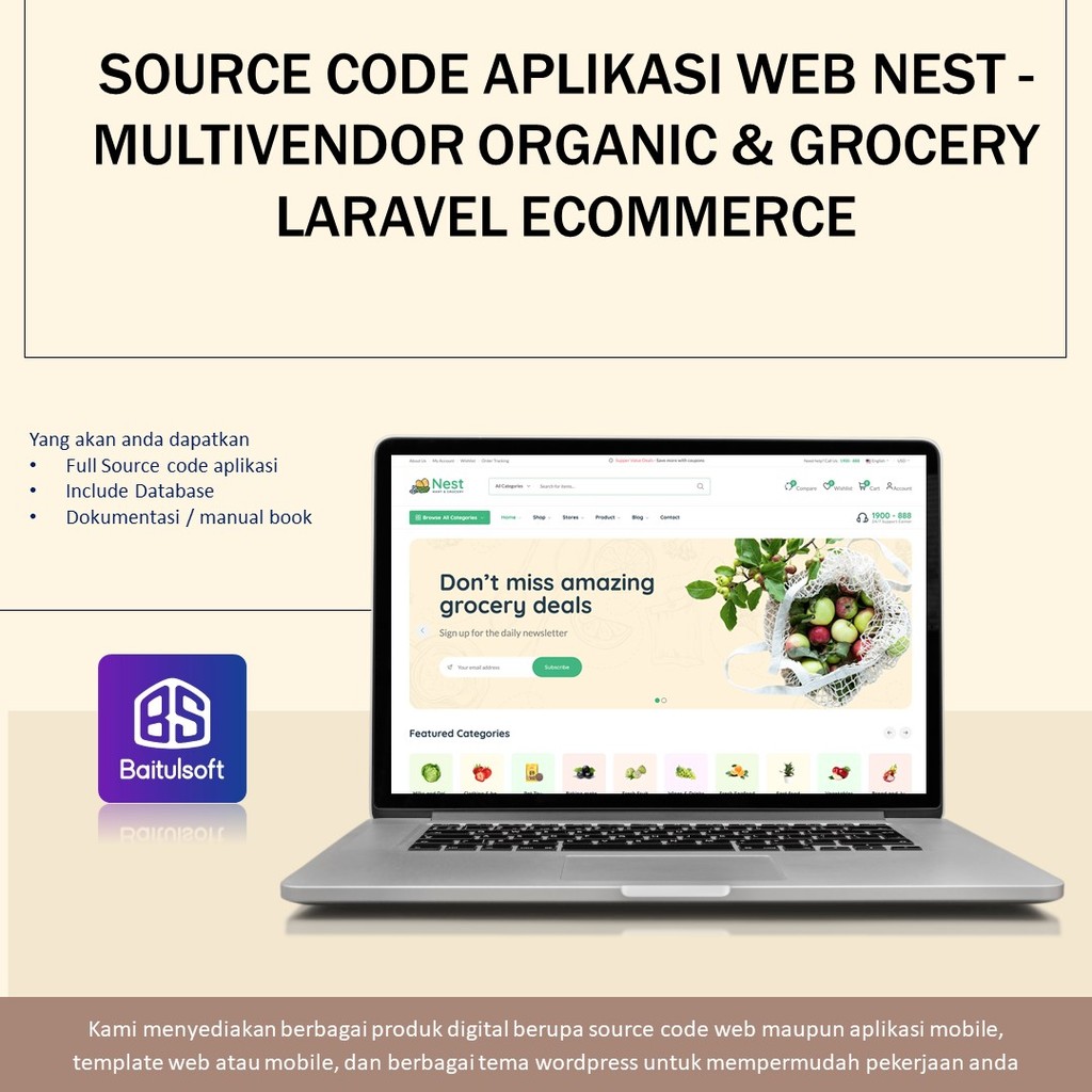 Jual SOURCE CODE APLIKASI WEB NEST - MULTIVENDOR ORGANIC & GROCERY ... Jual SOURCE CODE APLIKASI WEB NEST - MULTIVENDOR ORGANIC & GROCERY ...