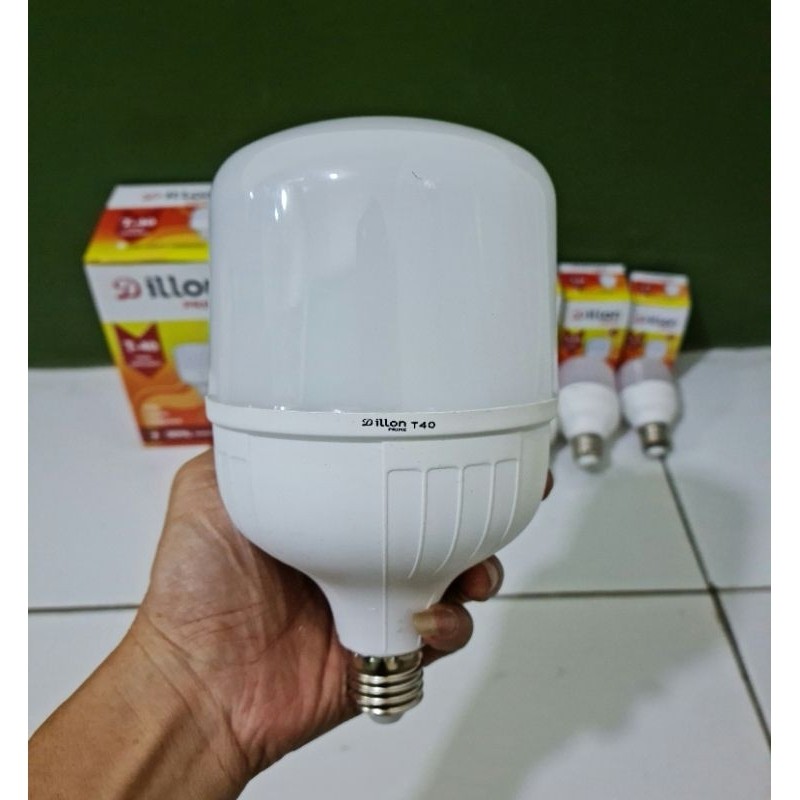 Jual LAMPU LED 40 WATT JUMBO DILLON PRIME HEMAT ENERGI 90% CAHAYA PUTIH ...