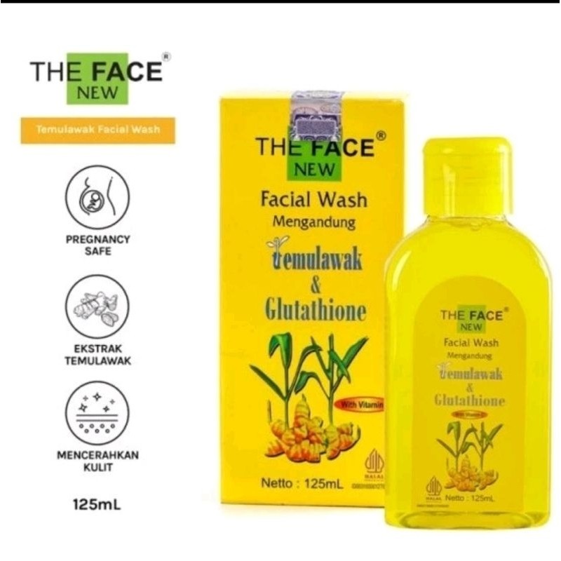 Jual THE FACE Temulawak Original Face Wash 120ml || Original BPOM ...