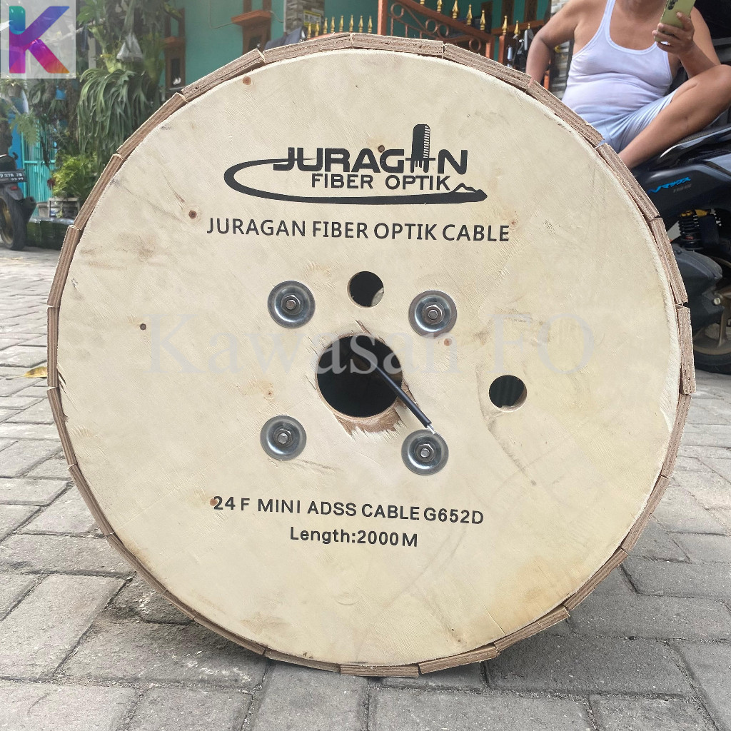 Jual Mini ADSS 24 Core 2 Tube / KU 24Core Mini ADSS Kabel Mini ADSS 24C ...