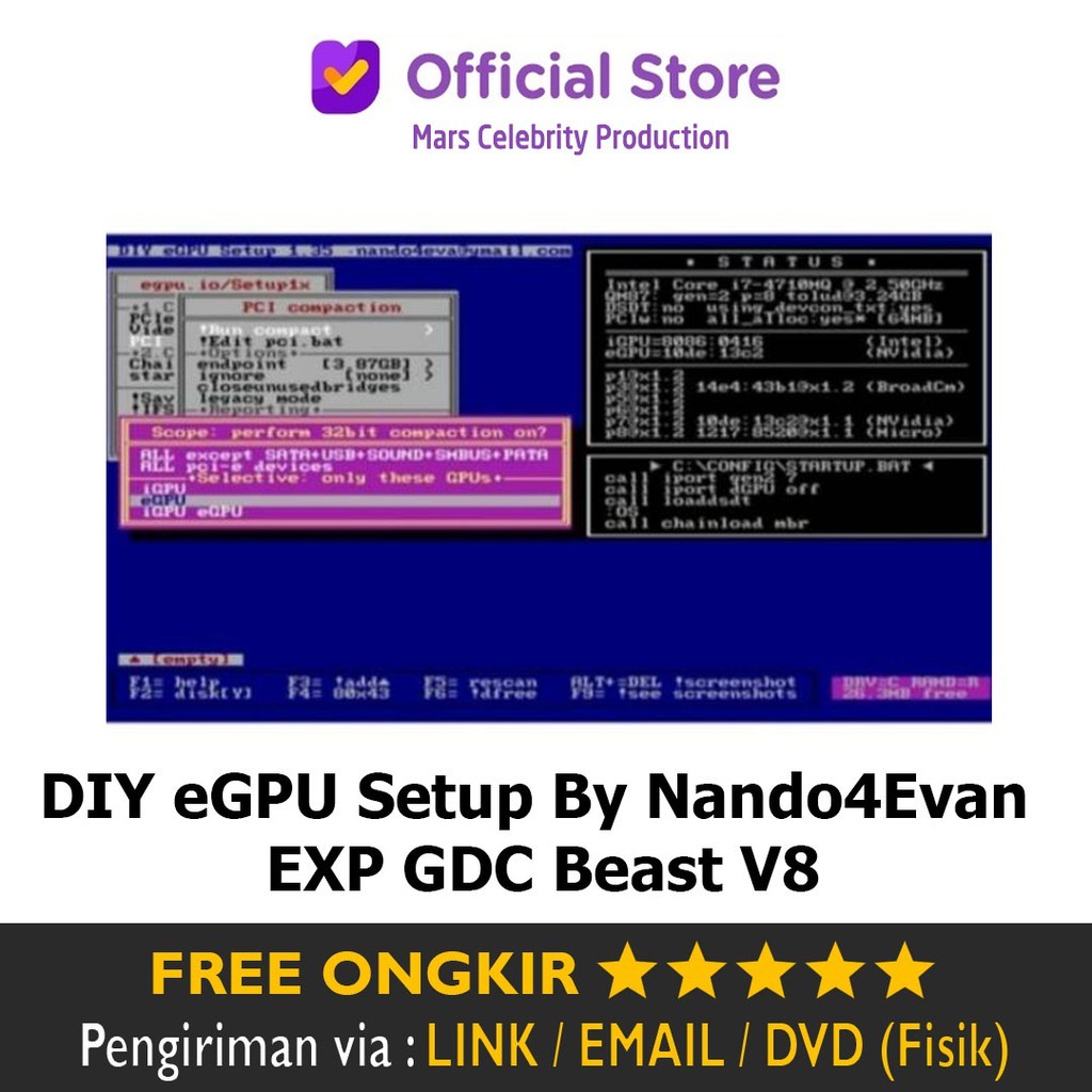 Jual Software DIY eGPU Setup by Nando4Evan EXP GDC Beast v8 Full Version Terbaru PRO | Shopee ...