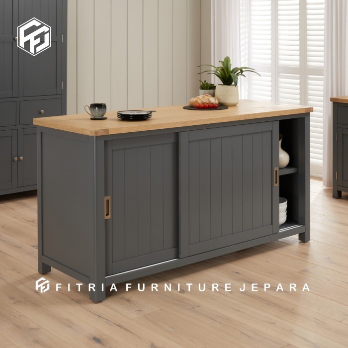 Jual meja bar minimalis meja bar tinggi meja dapur kayu jati meja bar ...