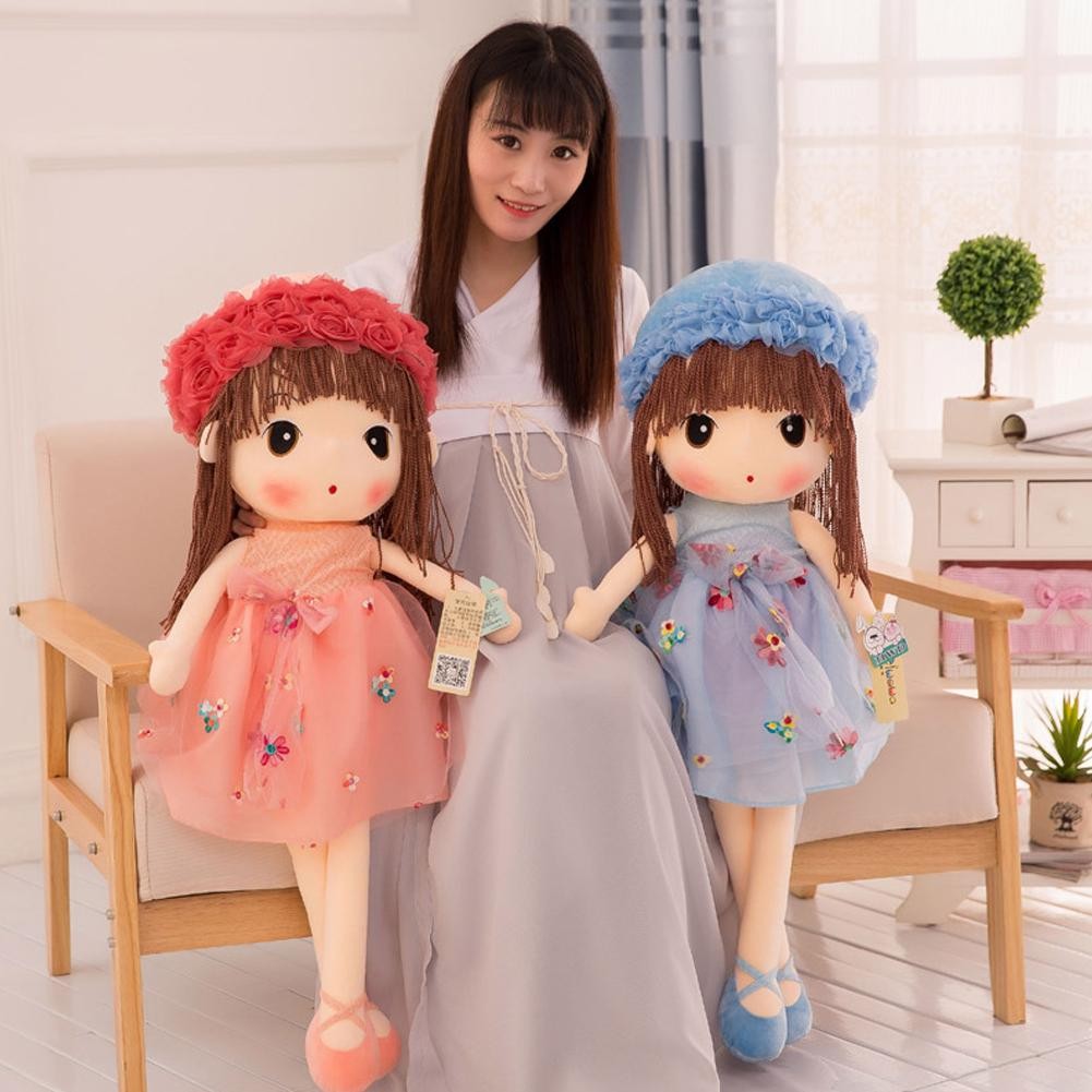 Jual 45cm Stuffed Plush Toy Girl's Kids Birthday Gift Stuffed Girl ...