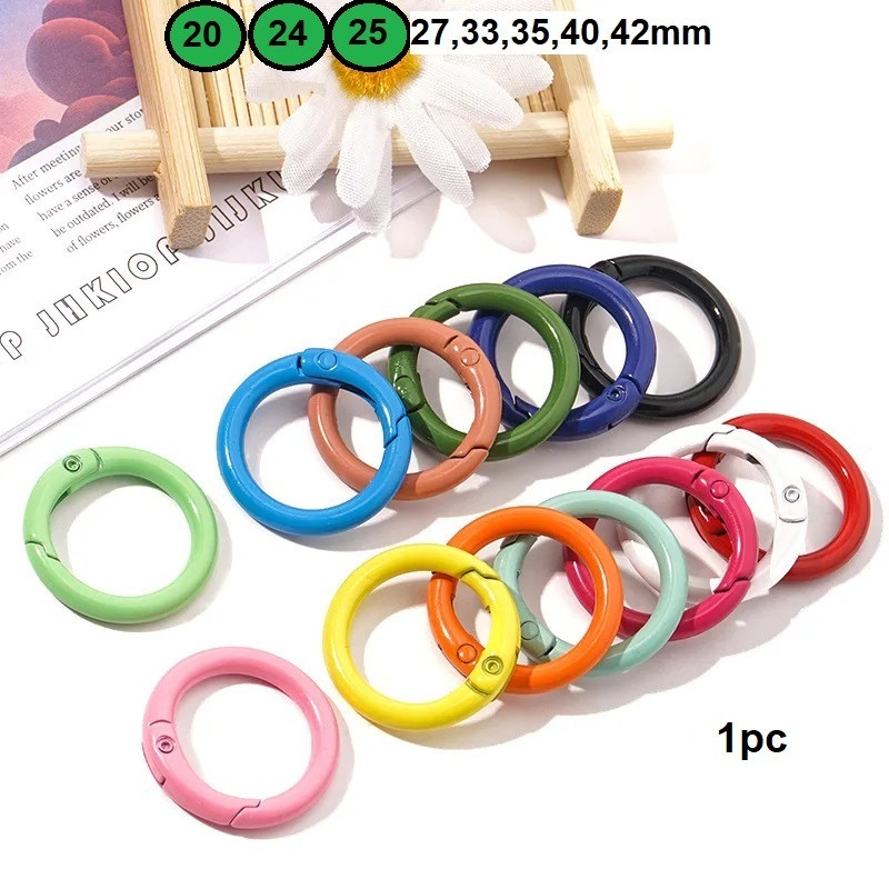 Jual HHS Ring Besi Buka Tutup Warna-Warni 20mm - 25mm Harga/Pc | Shopee ...