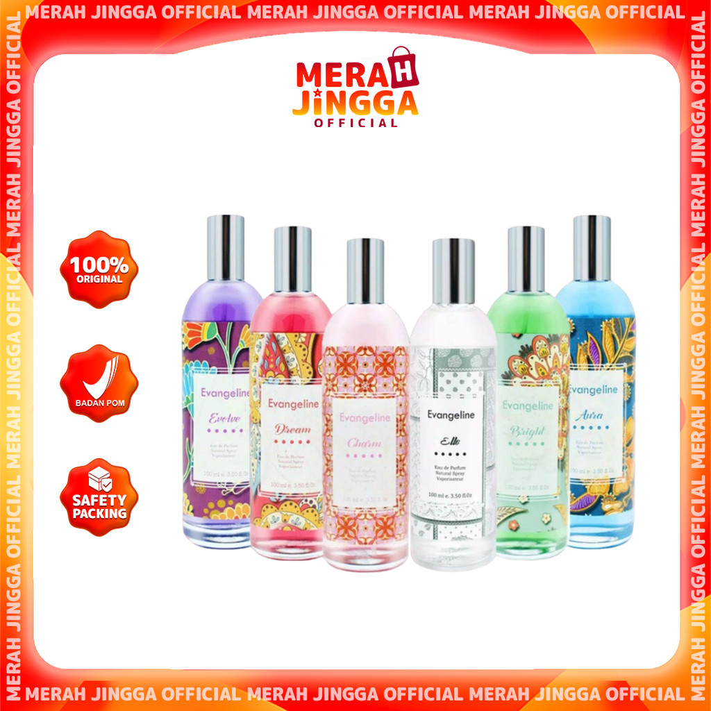 Jual Evangeline Eau De Parfum 100ml - Parfum Wanita - Batik Series | Merah Jingga Official ...