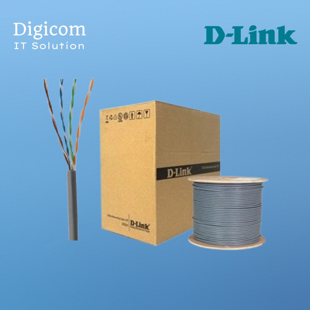 Jual CABLE UTP DLINK CAT 6 METER BIASA | Shopee Indonesia