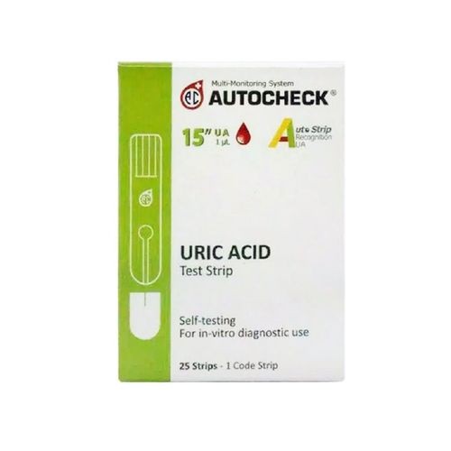 Jual Autocheck Uric Acid Box 25 Test Strips | Shopee Indonesia