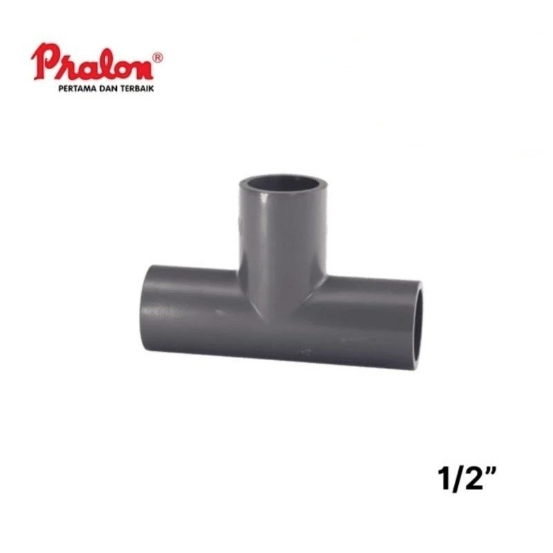 Jual Tee AW Pralon PVC 1/2 1/2in 1/2 Inch Tee T Sambungan Pipa Pralon PVC | Shopee Indonesia