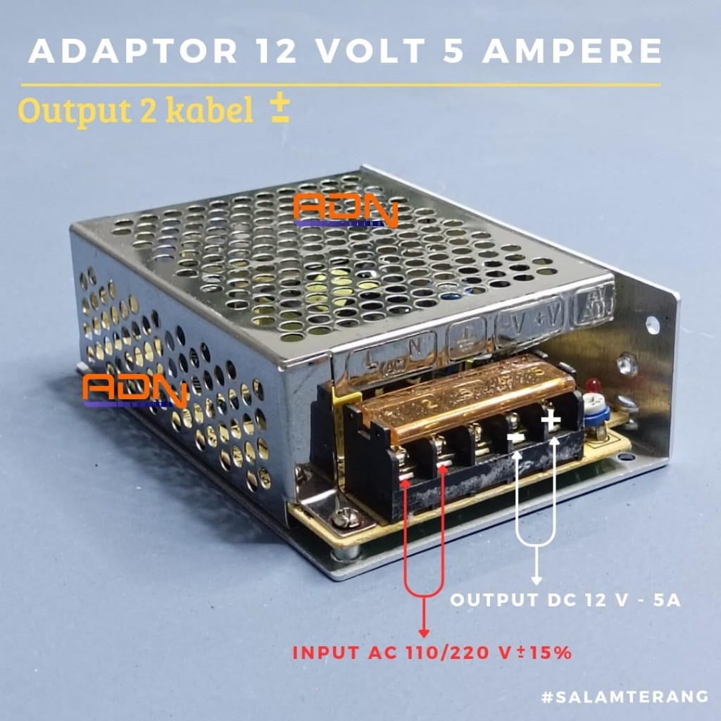 Jual ADAPTOR PSU POWER SUPPLY 12V 5A MYTH REAL CAPACITY | Shopee Indonesia