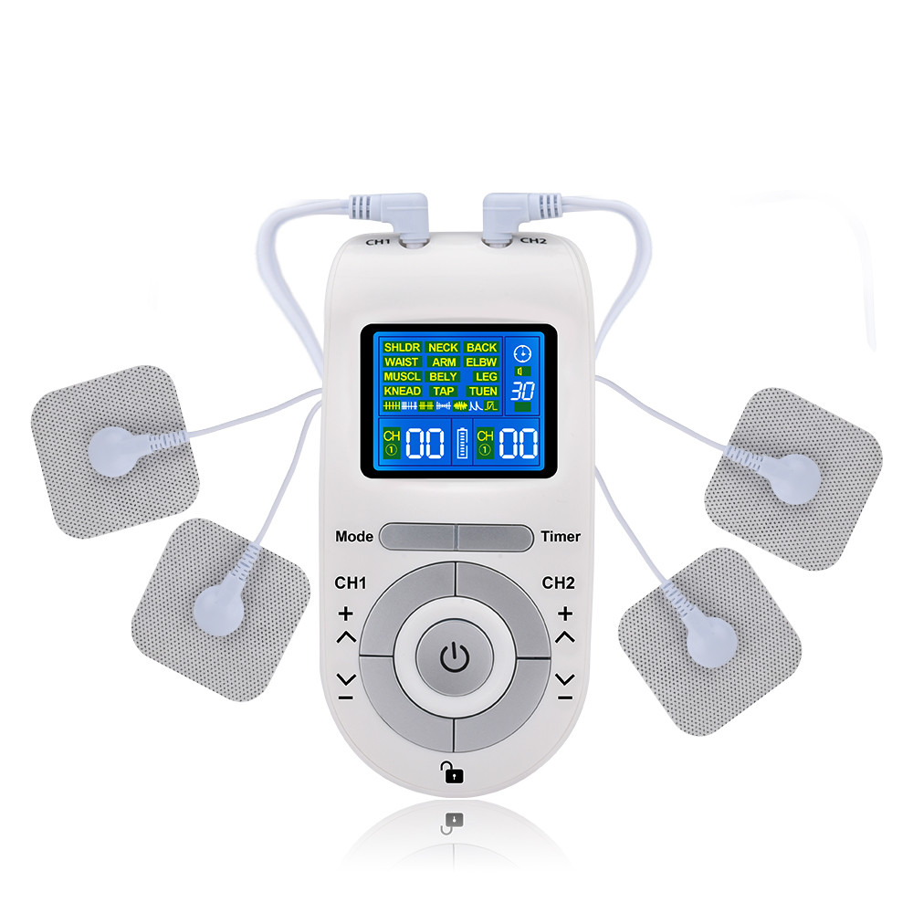 Jual PREORDER 12 Modes Tens Machine Unit 4 Electrode Pads for Pain ...