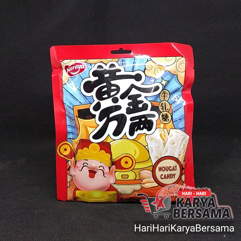 Jual MAKANAN RINGAN PERMEN NARAYA NOUGAT CANDY RASA KACANG TANAH 178GR ...