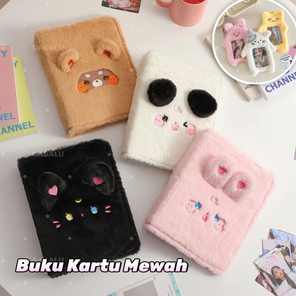 Jual GAGALU A5 Plush Photocard Binder Lengan / Transparan Saku Lucu ...