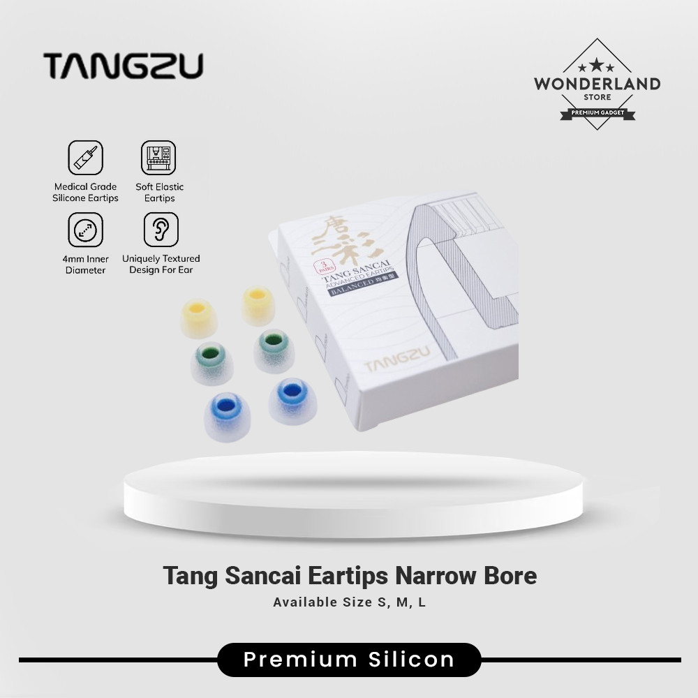 Jual Tangzu Tang Sancai Narrow Bore Premium Eartips for In Ear Monitor ...