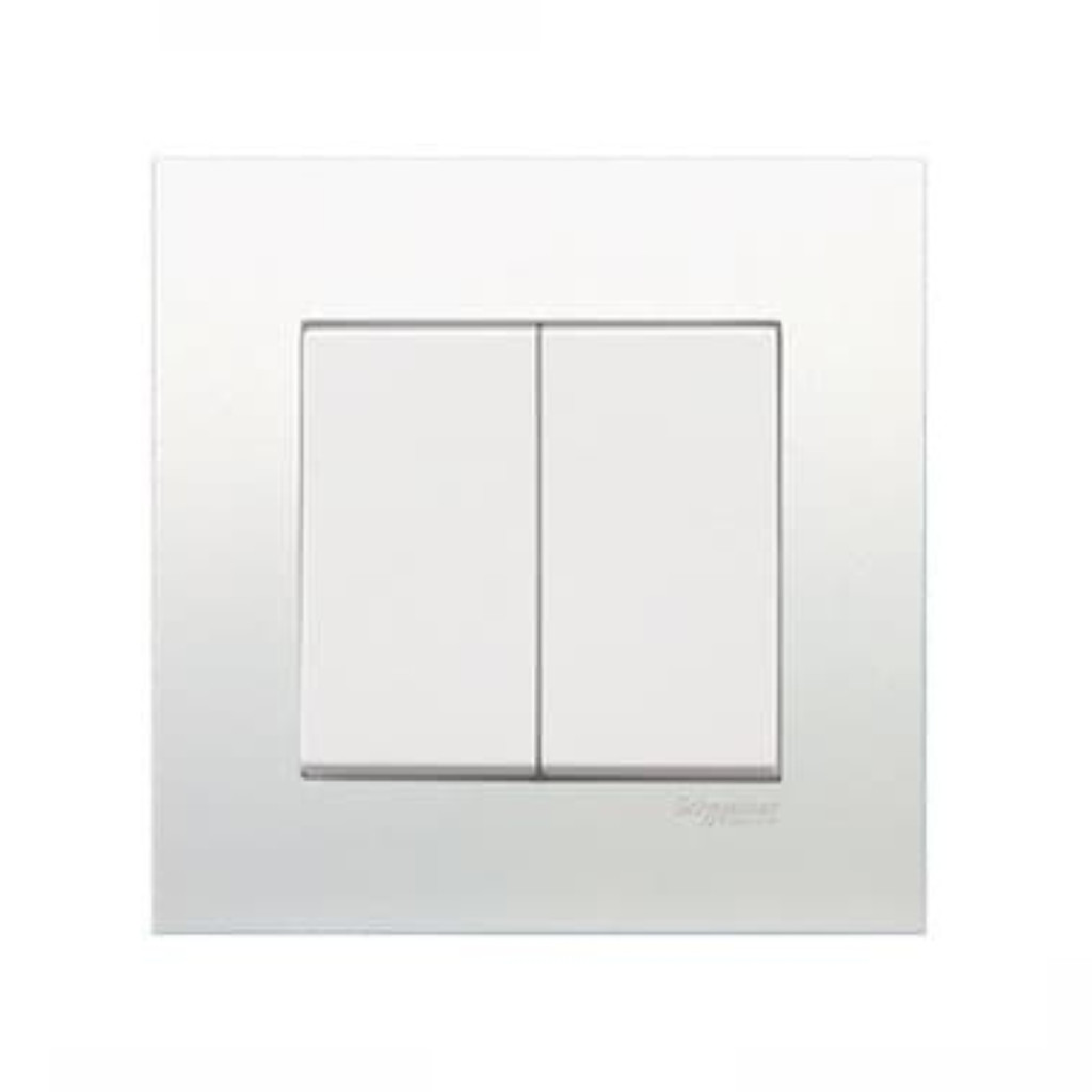 Jual SCHNEIDER SAKLAR 2G SERI VIVACE KB32_1 WE 2 GANG 1 WAY DOUBLE ...