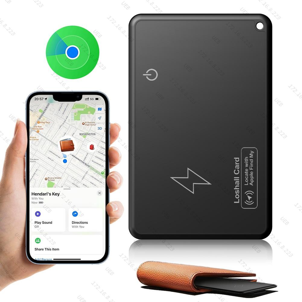 Jual Wireless Charging Tracking Location Wallet Tracker Card GPS ...