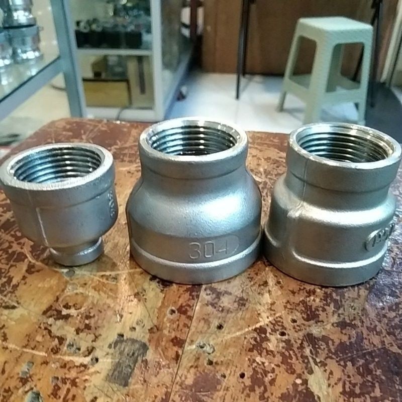 Jual Reducer Sok Drat Dalam Stainless SS304 Vlok Sok Over Sock SS 304 ...