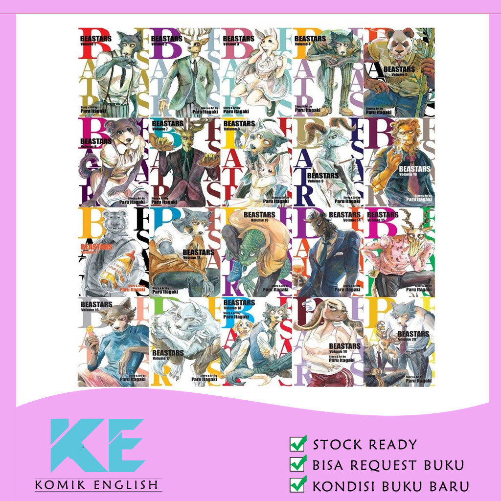 Jual manga BEASTARS, by Paru Itagaki (22 book series) | Shopee Indonesia