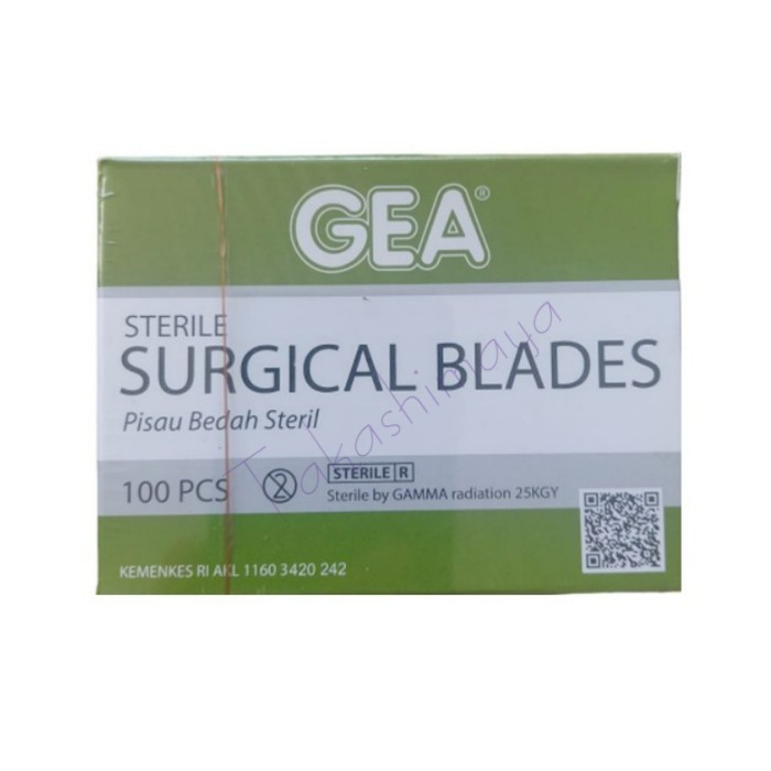 Jual Pisau Operasi Luka Surgical Blades Sterile Merek GEA Medical Pisau ...