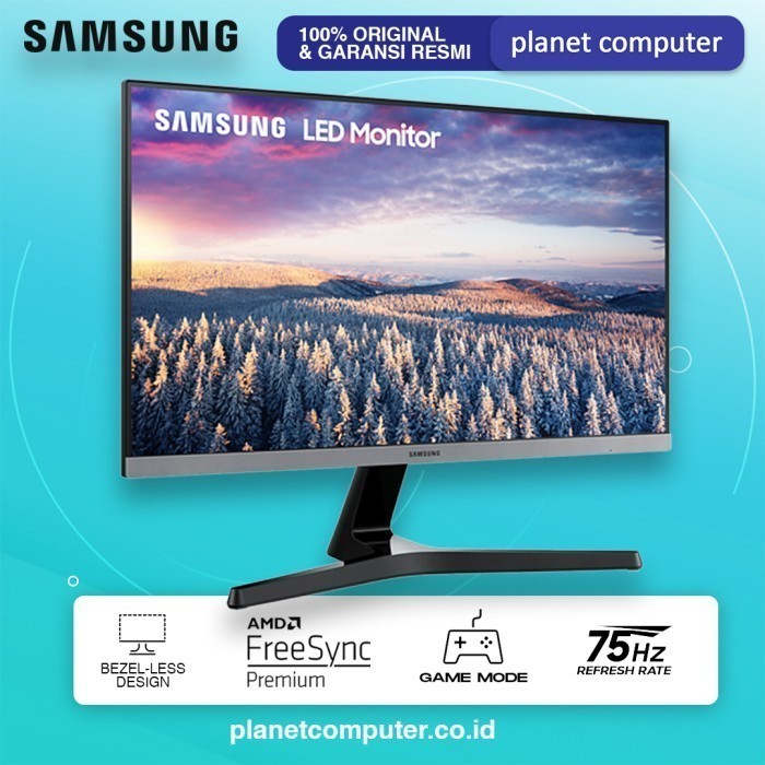 Jual MONITOR SAMSUNG 24 inch FHD IPS 75HZ LS24R350FHEXXD Bezel-less ...