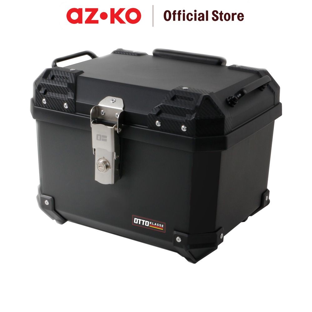 Jual AZKO Otto Klasse 30 ltr Box Motor Pp Square - Hitam Motorcycle Box ...