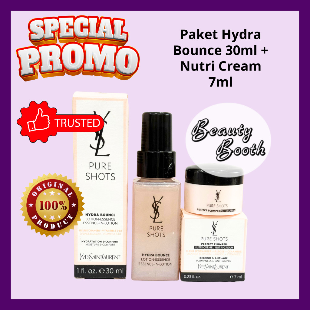 Jual YSL Hydra Bounce Lotion Essence In Lotion 30ML | Hydra + Nutri Cream 7ml - Beauty Booth ...