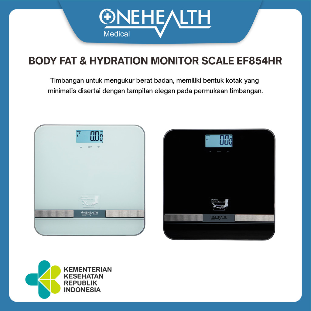 Jual Onehealth Body Fat & Hydration Monitor Scale (EF854HR) Timbangan ...