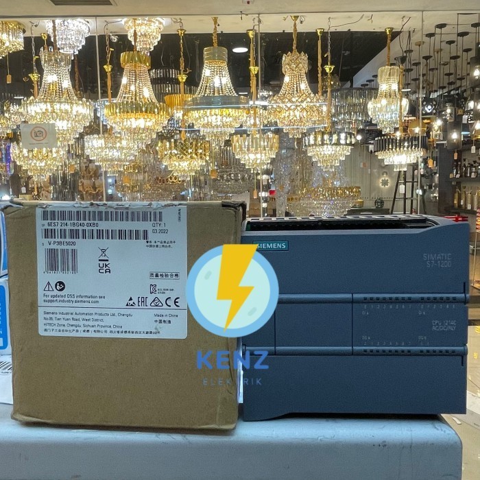Jual PLC SIEMENS S7-1200 SIMATIC CPU 1214C AC/DC/Relay 6Aes7214-1BG40-0XB0 | Shopee Indonesia