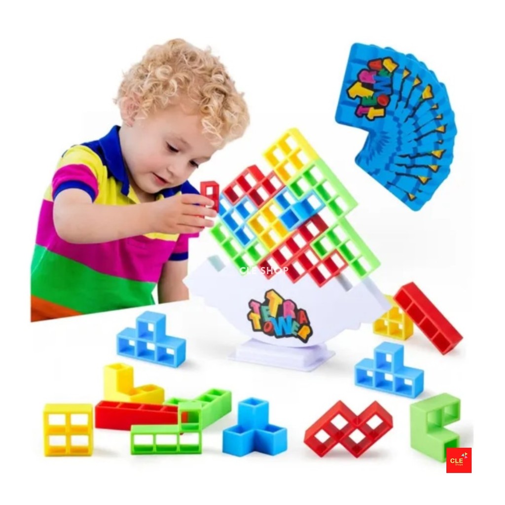 Jual CLESHOP PERMAINAN GAME STACKER - MAINAN ANAK BALOK KESEIMBANGAN ...