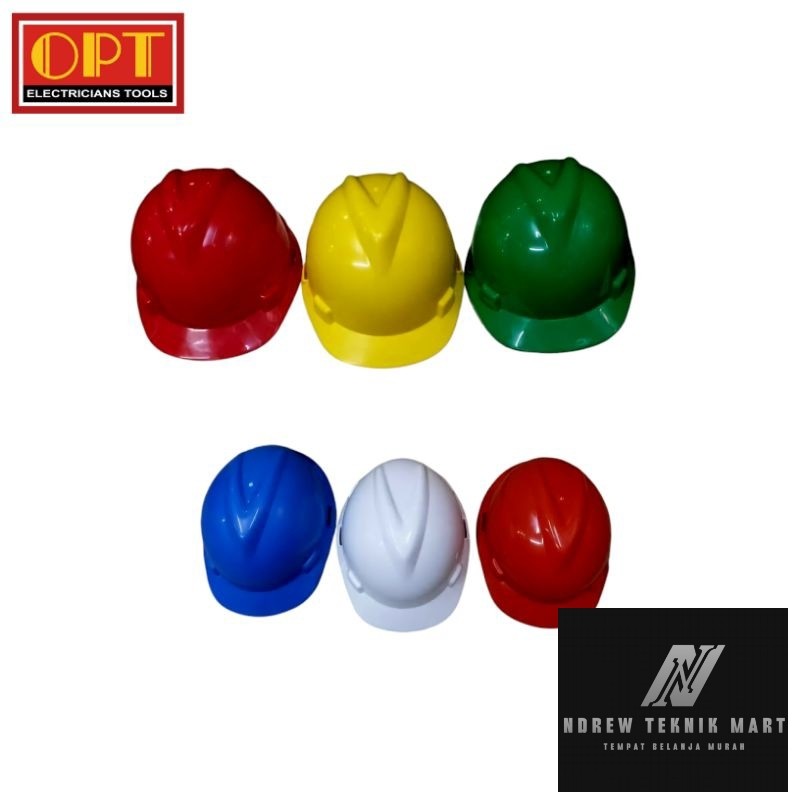 Jual Helem proyek OPT safety helmet / Helm safety fast track / helm ...