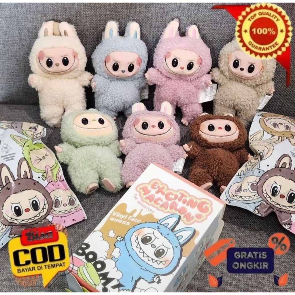 Jual LABUBU Exciting Macaron [FIRSTHAND IMPORT] - Labubu Keychain ...