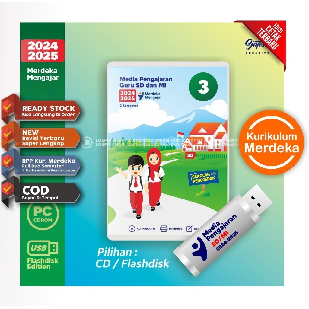 Jual CD/FD RPP MODUL AJAR KURIKULUM MERDEKA SD/MI KELAS 3 REVISI TERBARU TA 2024-2025 FULL 2 ...