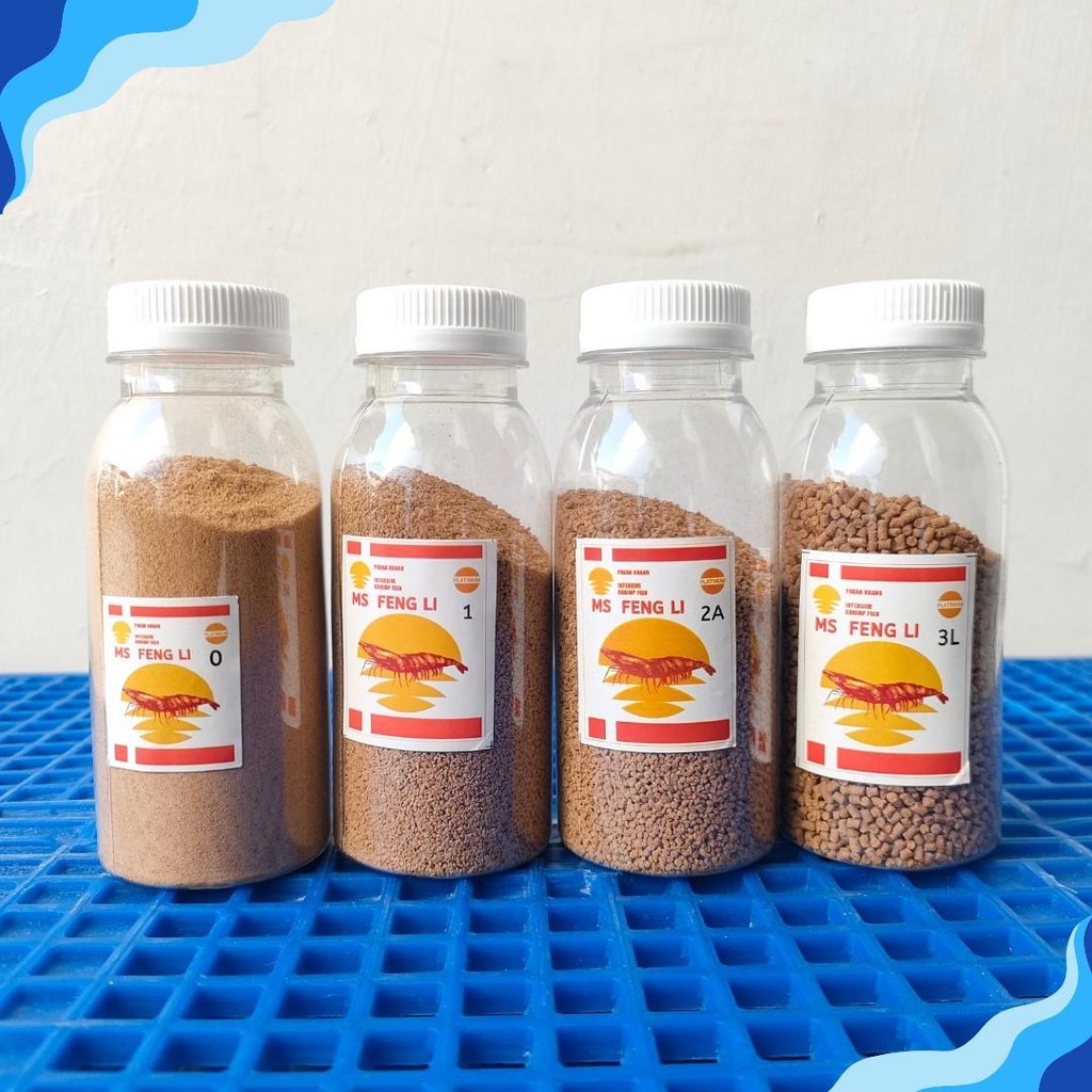 Jual Fengli Pelet Pakan burayak ikan Koki guppy cupang 50gr pakan dapnia magna ikan hias & udang ...